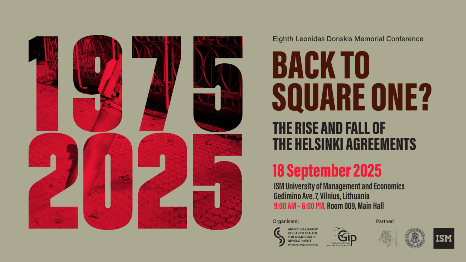 The Eighth Leonidas Donskis Conference. Back to Square One: The Rise ...